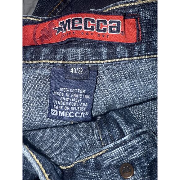 mecca | Jeans | Vintage Mecca Jeans Men 4x32 Blue Baggy Wide Leg Grunge ...